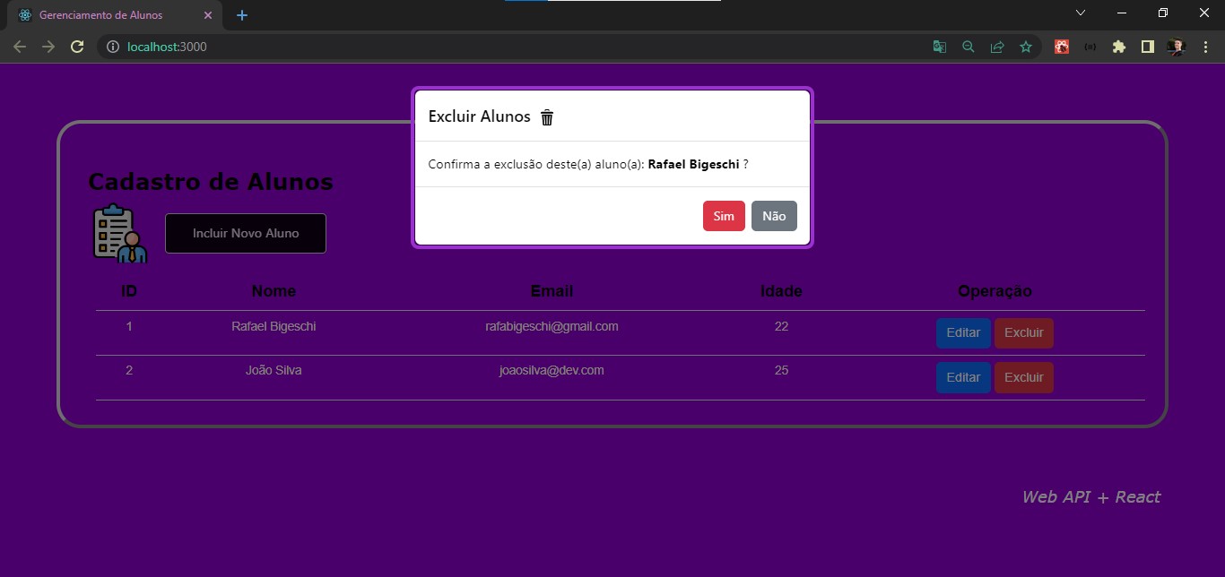 GitHub - RafaelBig-BSI/React-WebAPI-ASP.NETCore: Projeto Web API ASP ...
