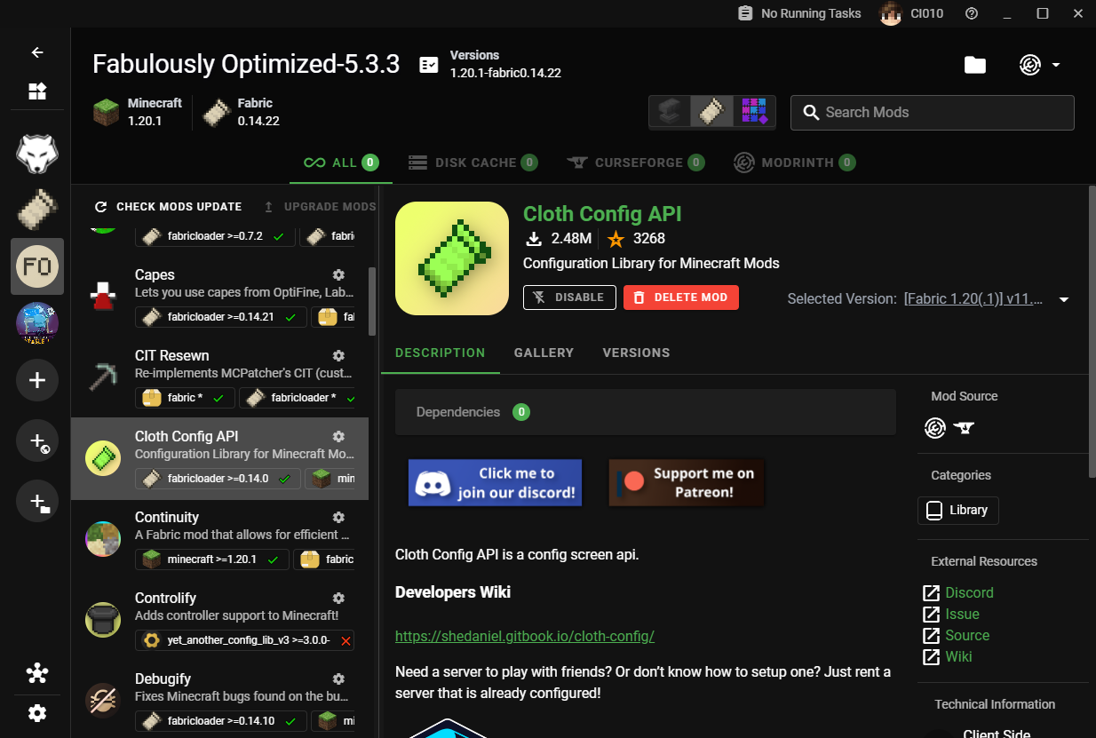 Better Mod Metadata Management (Curseforge/Modrinth) · Issue #503 · Voxelum/x-minecraft-launcher ...