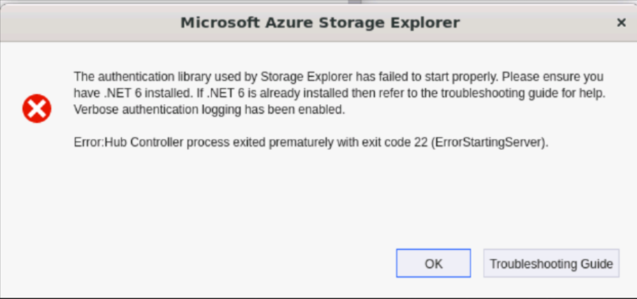 Storage Explorer doesn't open on Ubuntu 22.04 · Issue #6994 · microsoft/AzureStorageExplorer ...