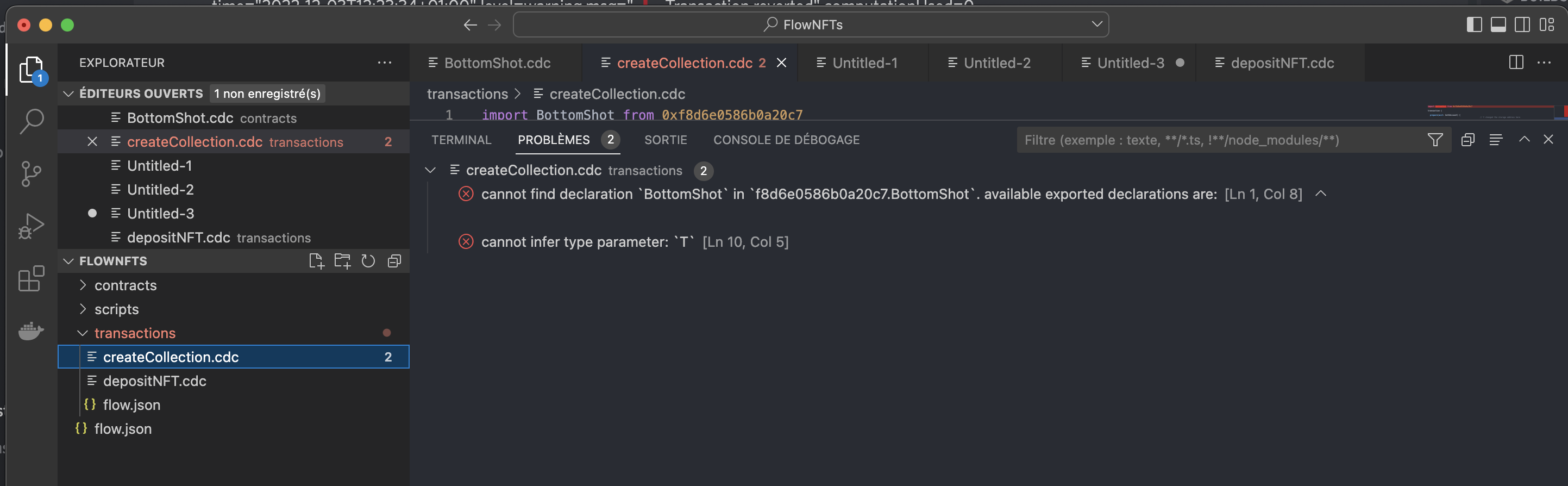 Flow extension cadence in Visual Studio Code is not working: Service Account "Using service ...
