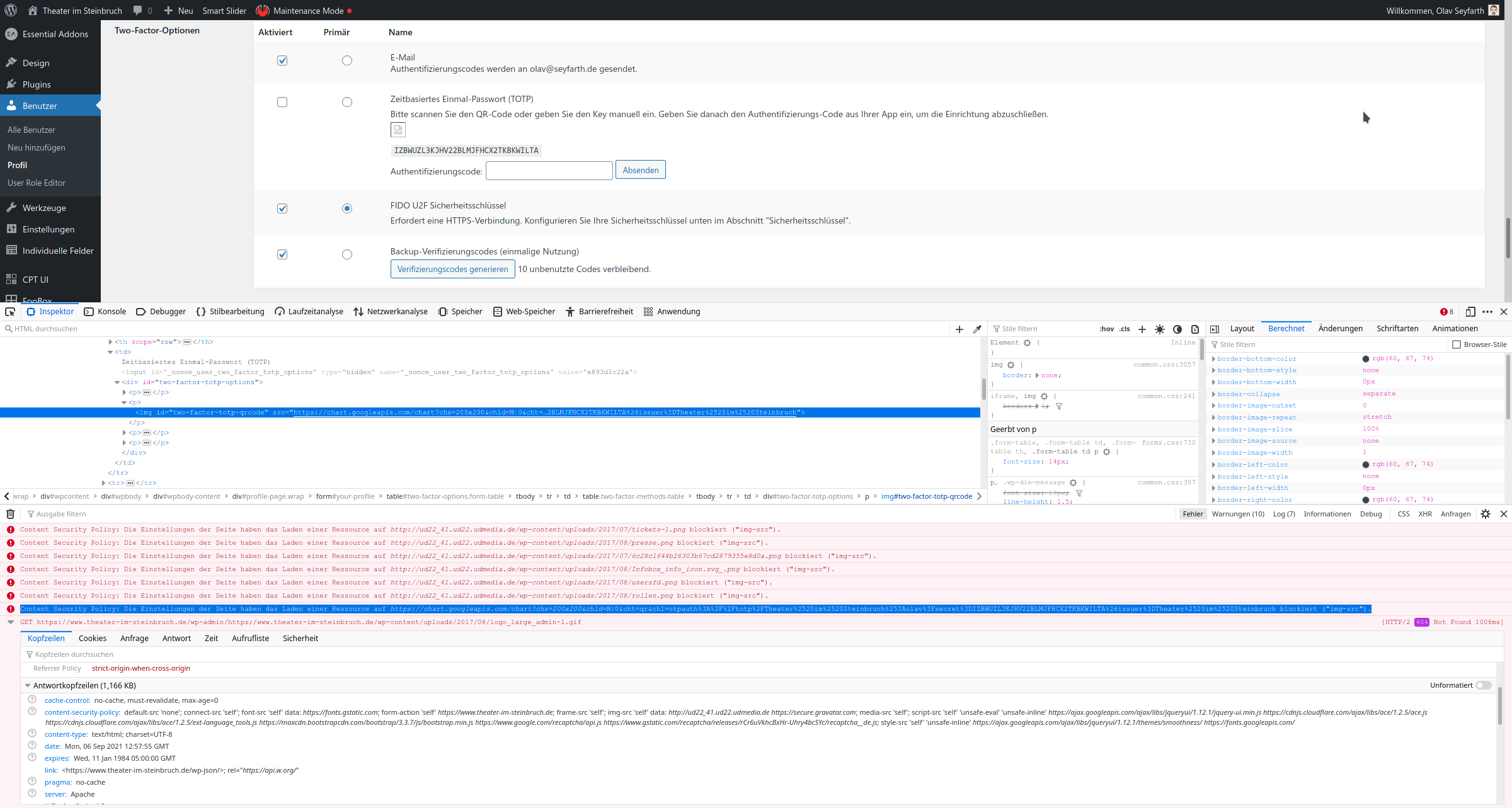 Officially support WP 5.8, TOTP partially broken · Issue #413 · WordPress/two-factor · GitHub