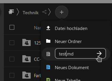GF 13.1.1 on 26.0.0.3 beta3: Cannot create a new (standard) TEXT file within a group folder ...
