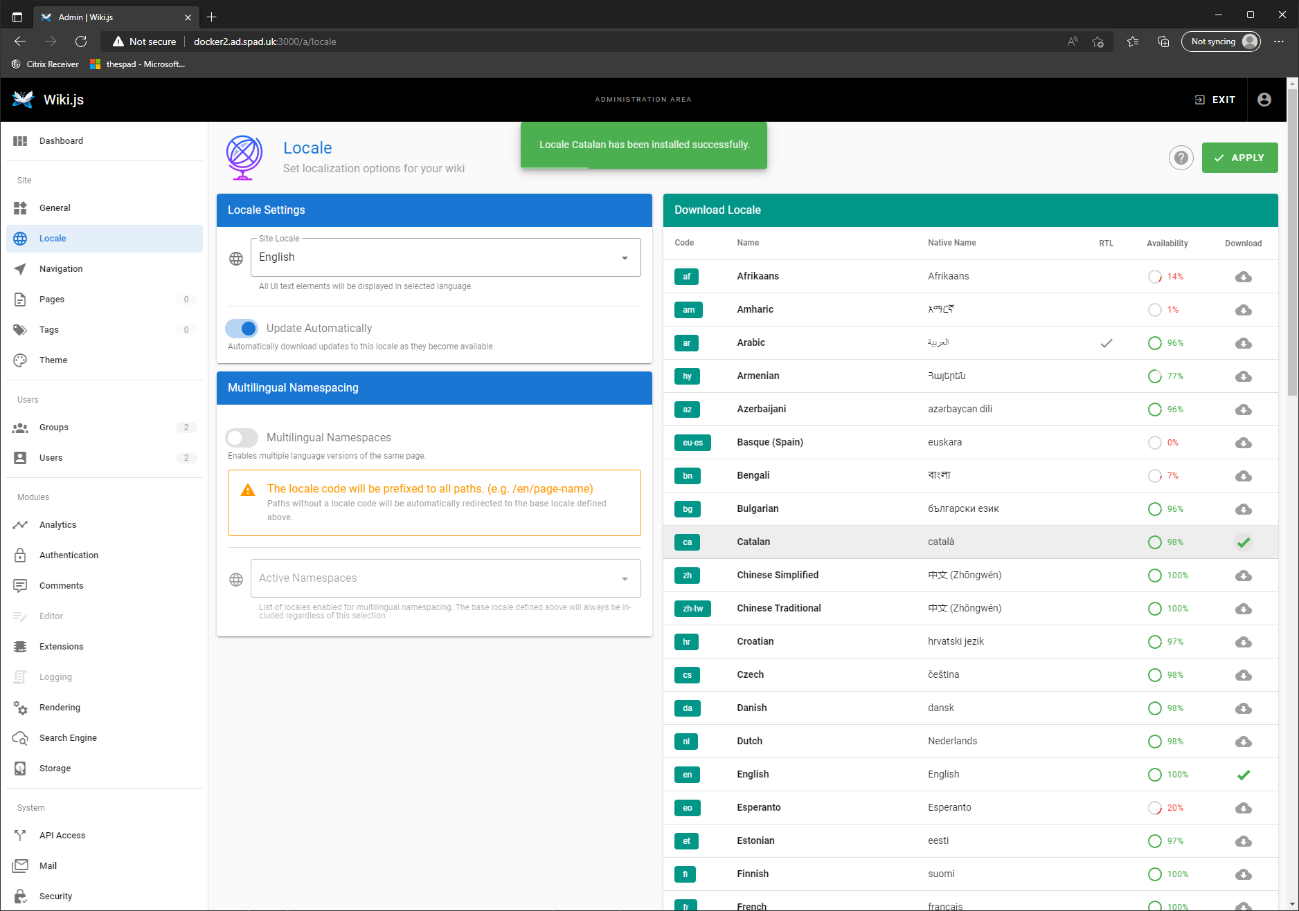 Completelly Misconfigured · Issue 19 · Linuxserver Docker Wikijs · Github