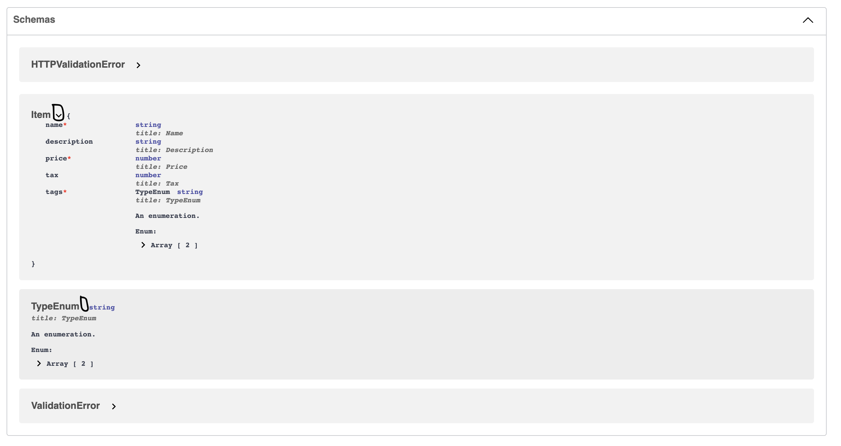 Swagger UI expand/collapse for Enum component. · Issue #7549 · swagger ...