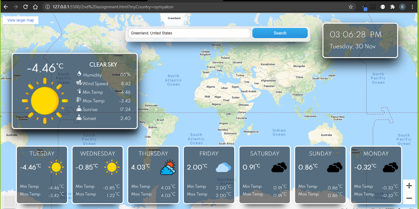 GitHub - Bbisht01/weather-forecast-api: This project shows real time weather report across the ...