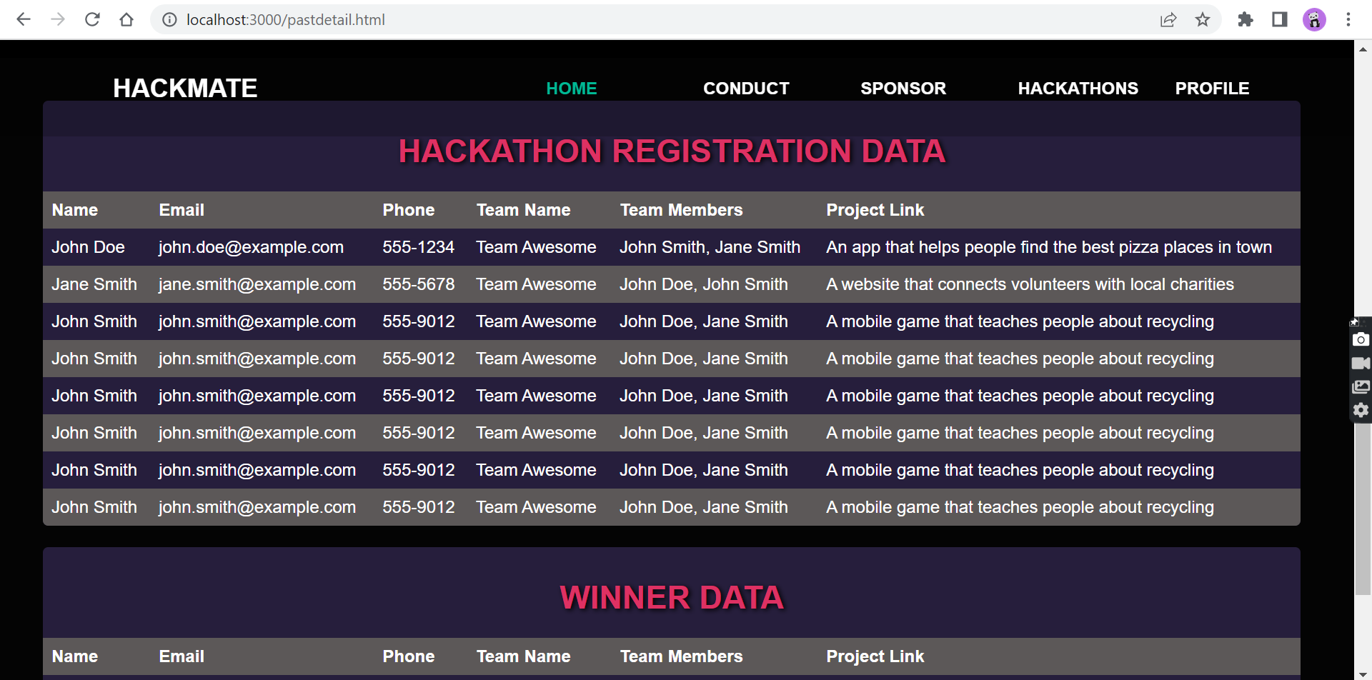GitHub - RohitKhairnar1/Hackmate-Hackathon-Management-System