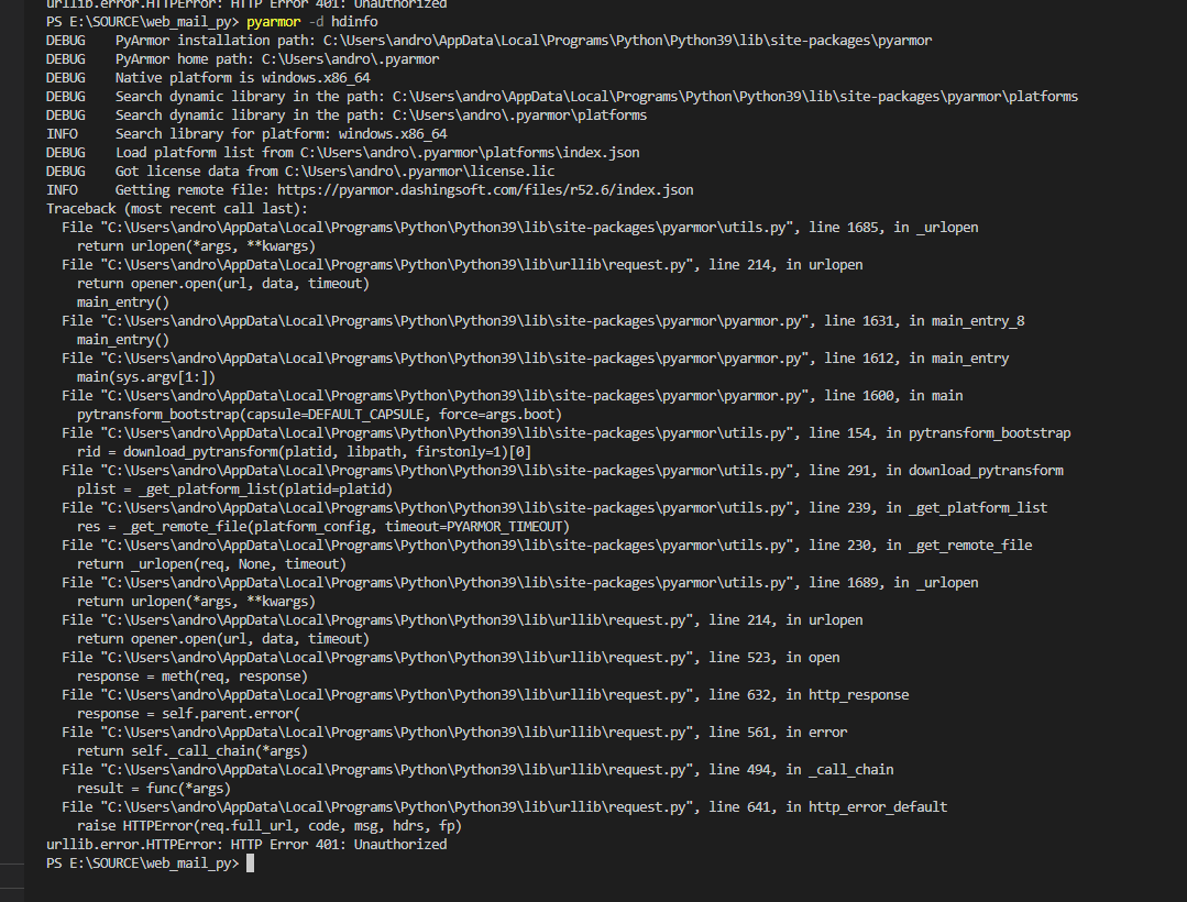 [BUG] No module named 'pyarmor.cli.ruler' · Issue #996 · dashingsoft/pyarmor · GitHub