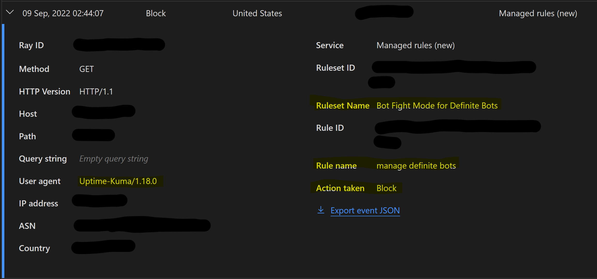 After 1.18 update many website are reported as being down with code 503, however they are up ...