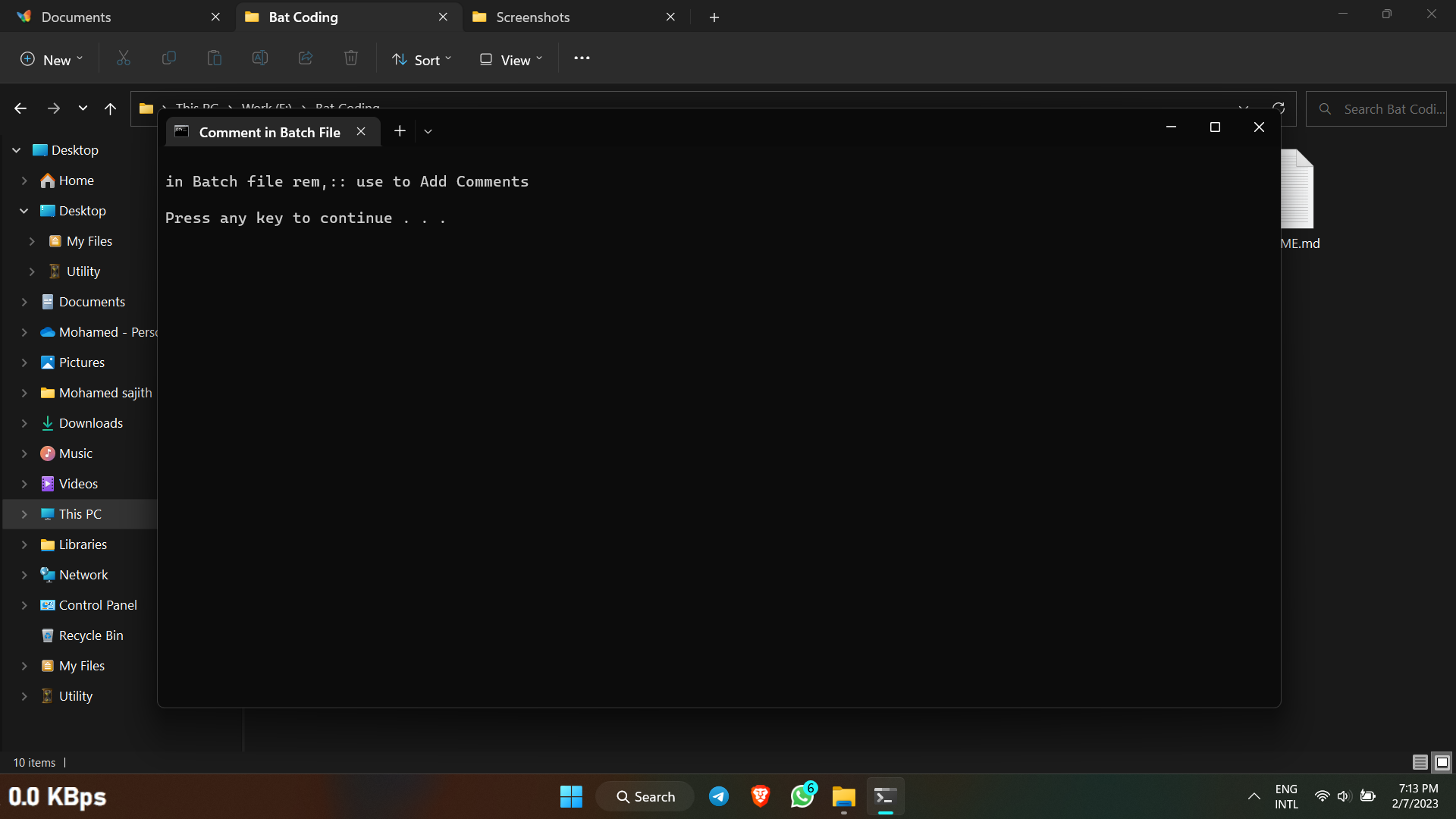 GitHub - sajithmym/Batch-Script