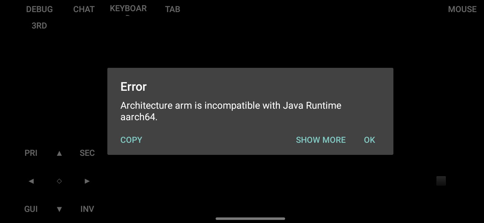 [BUG] No java runtime when trying to launch newer versions · Issue #3026 · PojavLauncherTeam ...