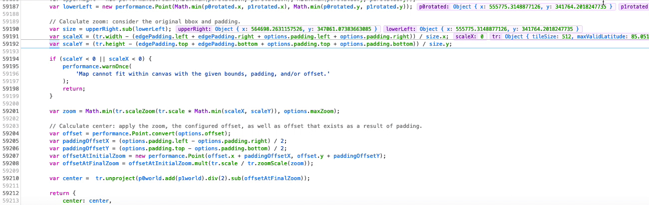 fitBound end up in error of NaN after call · Issue #10476 · mapbox ...