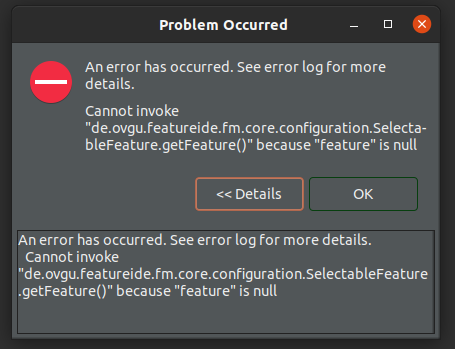 Error when opening extended configuration with missing features · Issue #1215 · FeatureIDE ...