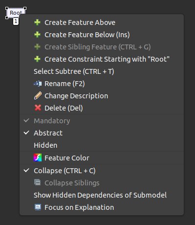 Context menu of features shows incorrect collapsed state · Issue #1299 ...