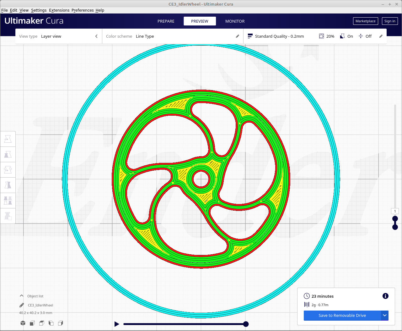 Layer height guessed wrong when loading g-code file, resulting in wrong line width visualisation ...