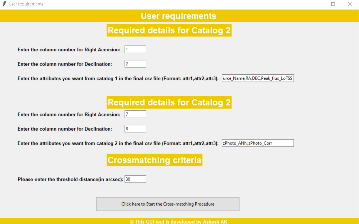 GitHub - aa16oaslak/Astronomical-Crossmatching-Tool: Welcome to the GUI ...