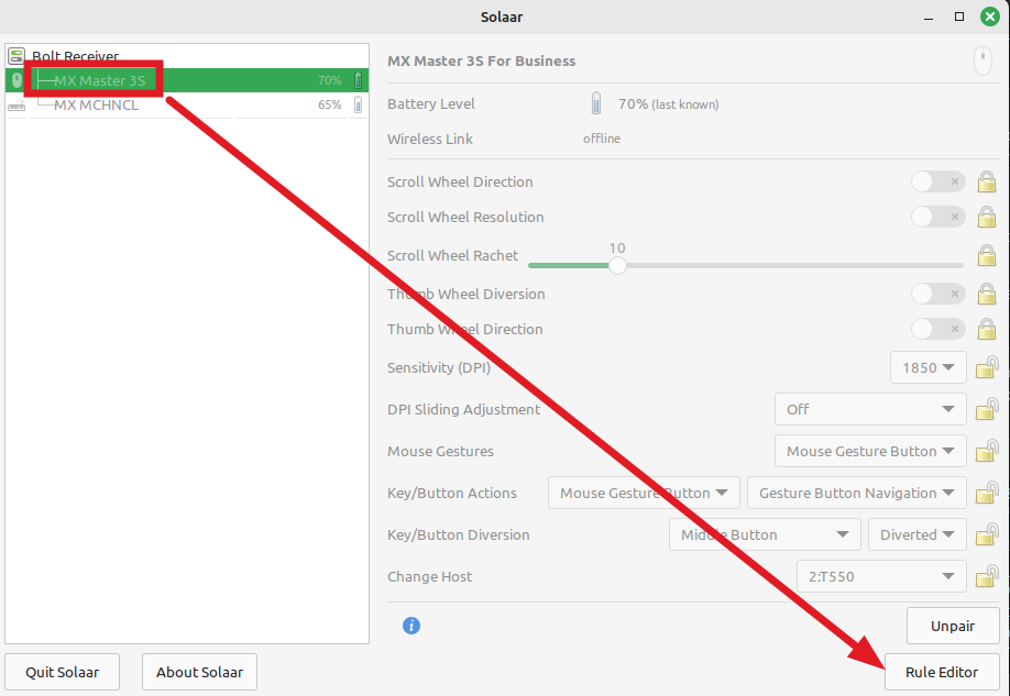 Working setup For Mechanical MX Keyboard and MX Master 3S for business on windows and linux ...