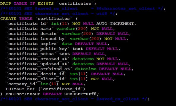 DB update after git pull: example Certificate management · Issue #331 · itflow-org/itflow · GitHub