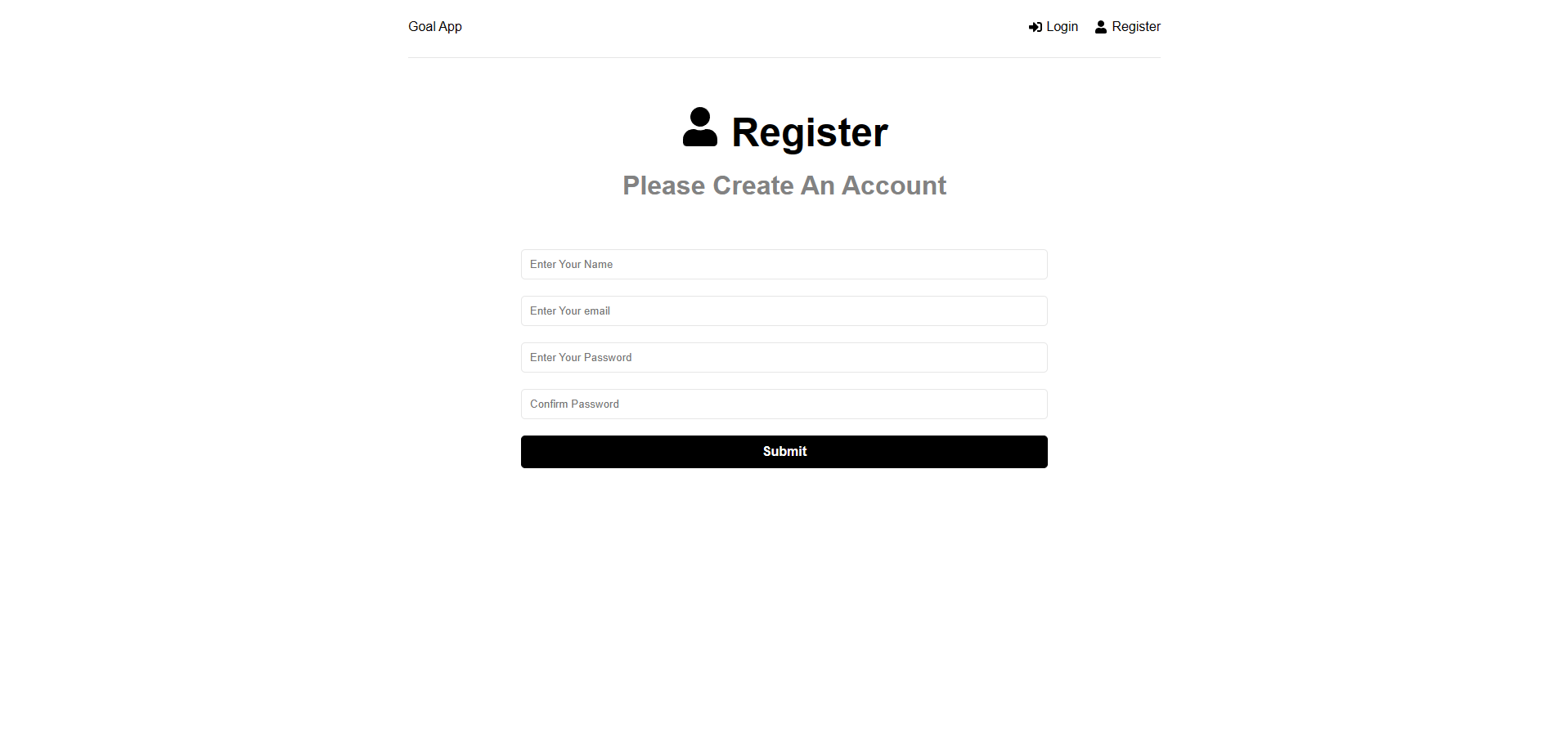 Github Manoranjan Sethi Mern Goal App A Simple Goal Setting Application Where Users Can Set
