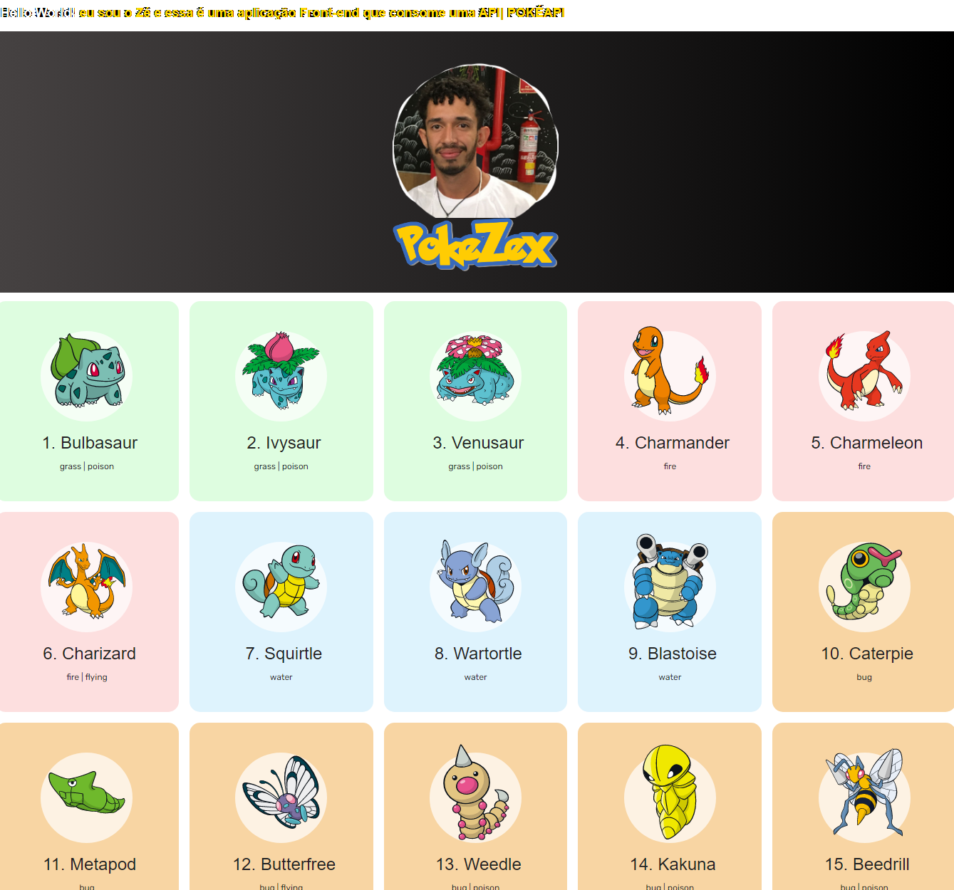GitHub - Zerobetone/pokezex: Pokedex utilizando a PokeAPI | HTML, CSS E JS