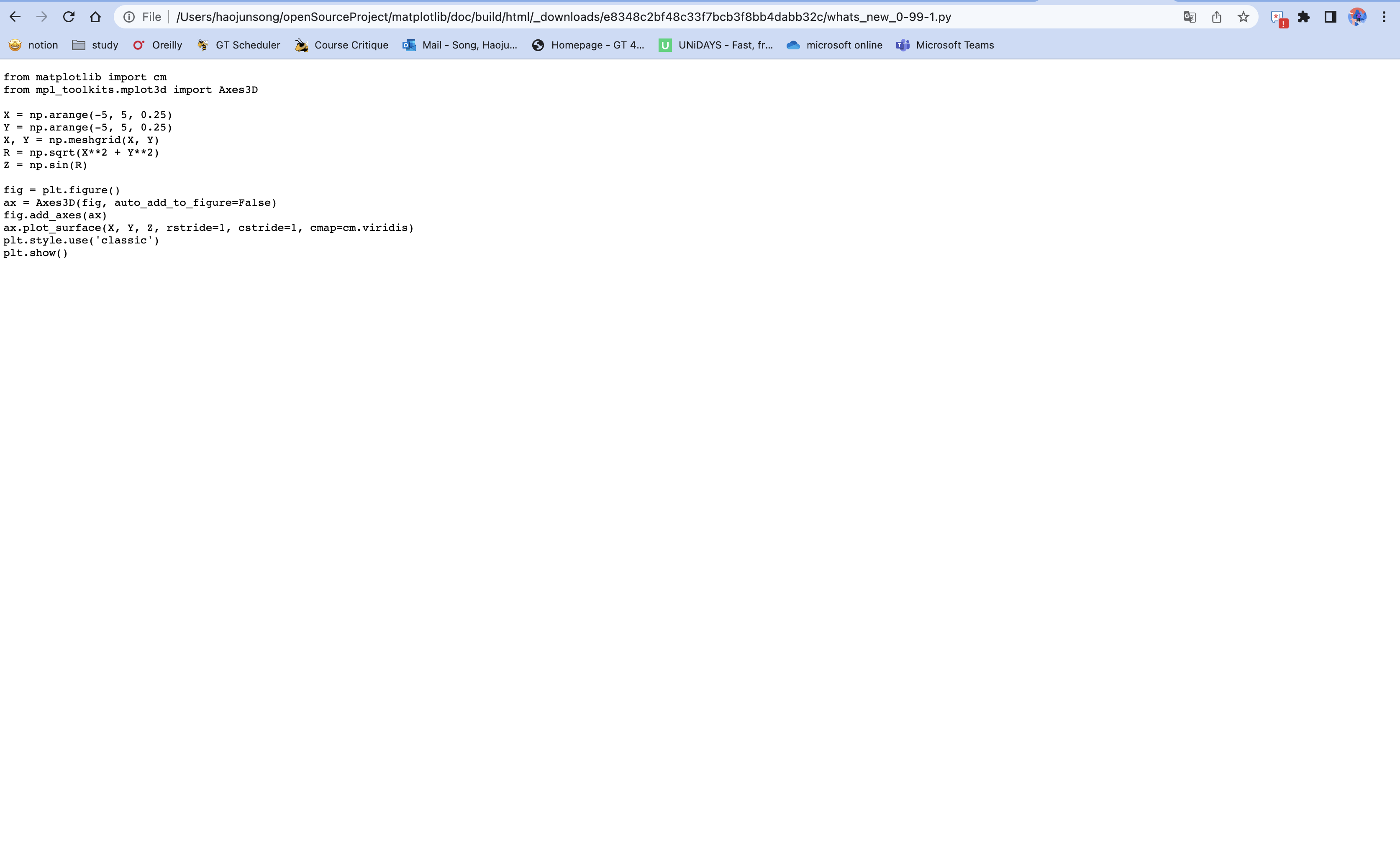 Old whatsnews should be rendered using classic style · Issue #7199 · matplotlib/matplotlib · GitHub