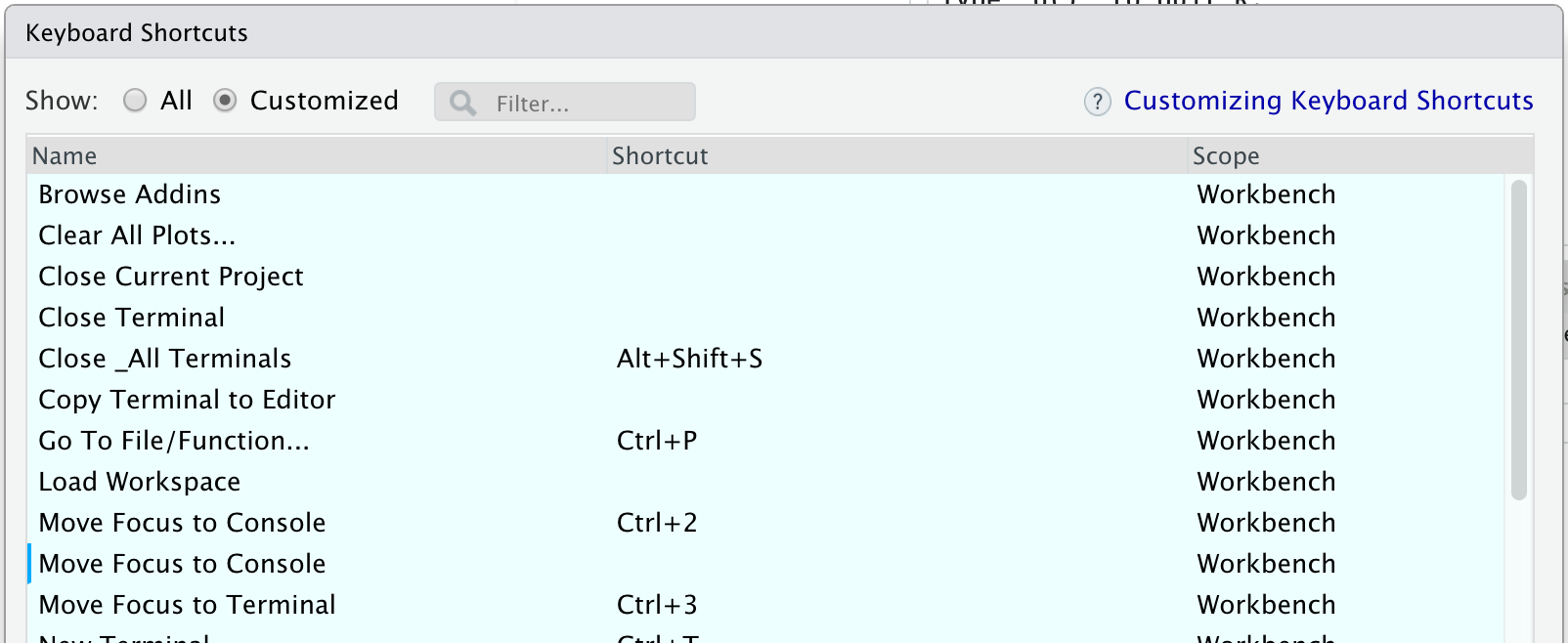 Bug: Keybinding "Move Focus Console" exists twice and does not work · Issue #6616 · rstudio ...