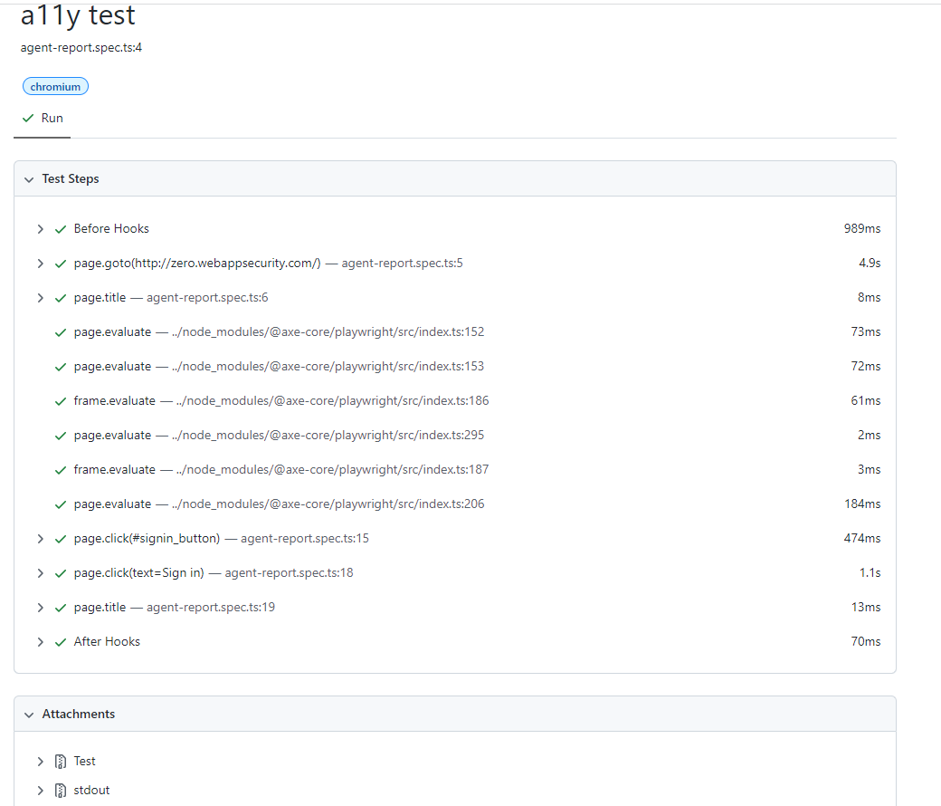 Report portal integration with Accessibility · Issue #76 · reportportal ...