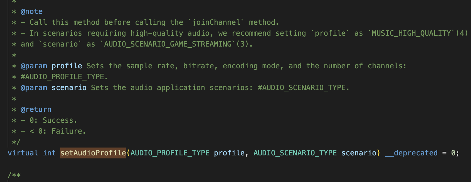 4 X Guides Sample Code In Audio And Voice Effects Needs To Be Updated · Issue 416 · Agoraio