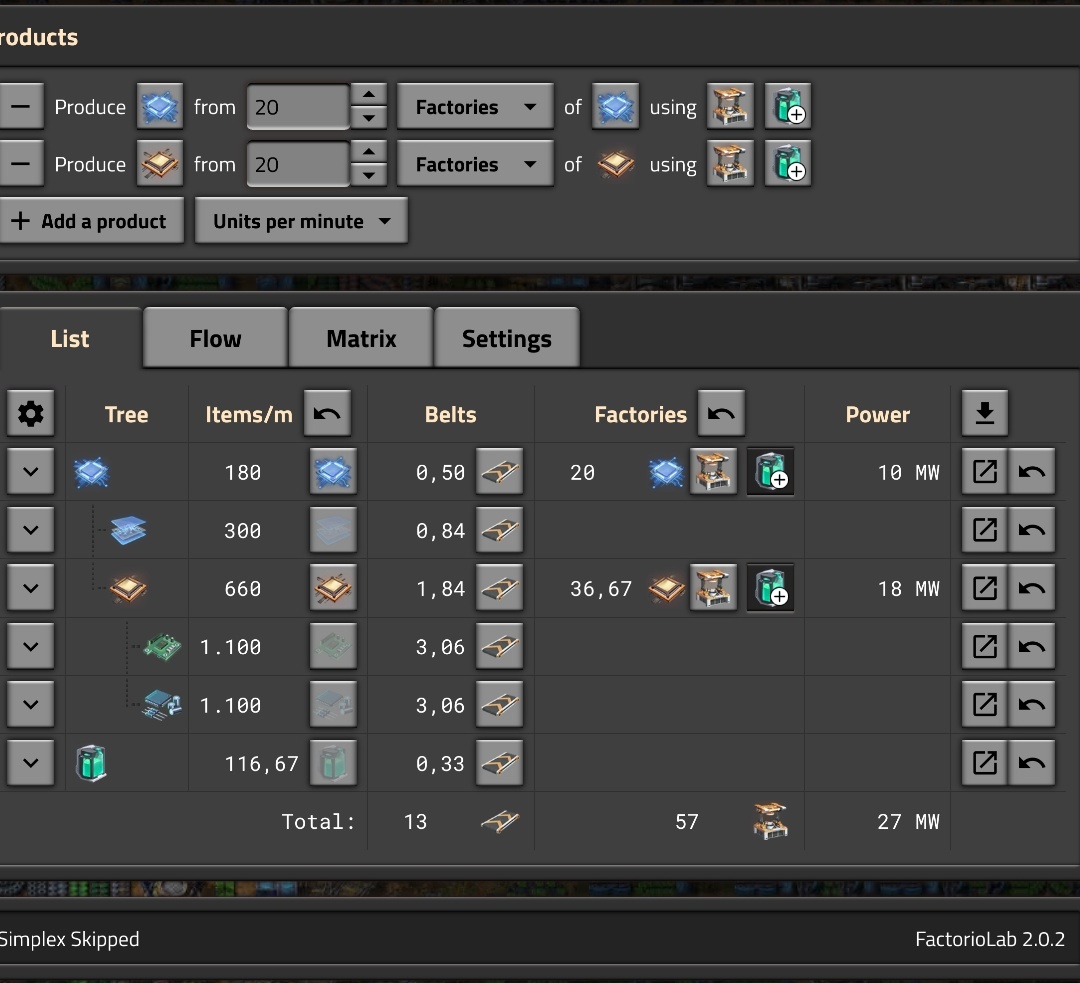 Combine products as union · Issue #729 · factoriolab/factoriolab · GitHub