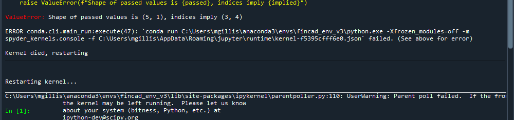 Spyder 6.0a1 - Pandas error crashes console · Issue #21149 · spyder-ide/spyder · GitHub