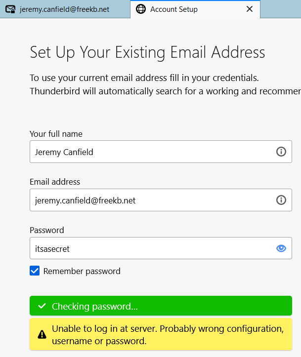 Unable to authenticate to mailserver using Thunderbird · Issue #2495 · docker-mailserver/docker ...