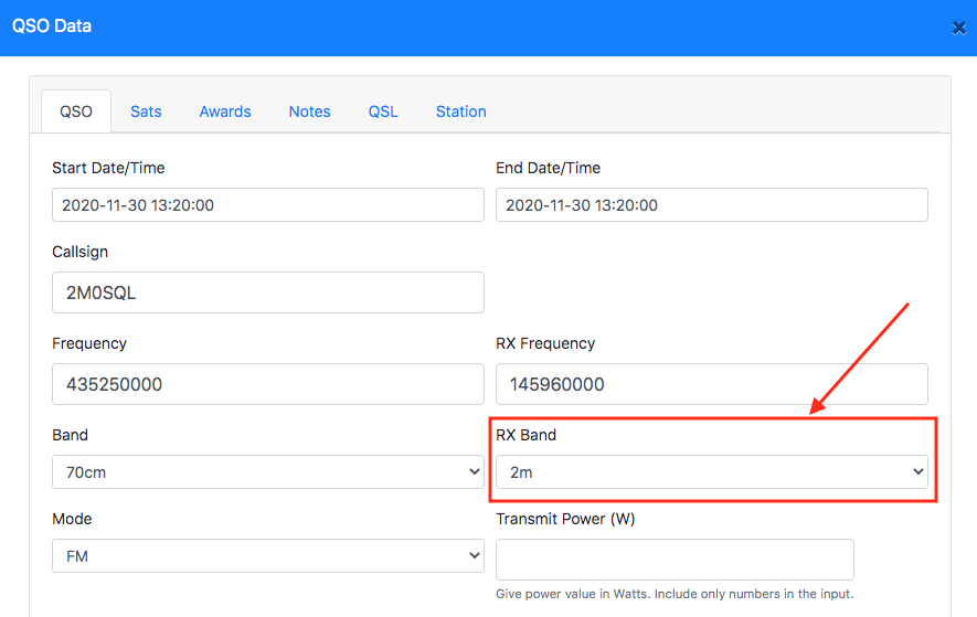 [LoTW][Sync] Satellite RX Band Not setting · Issue #740 · magicbug/Cloudlog · GitHub