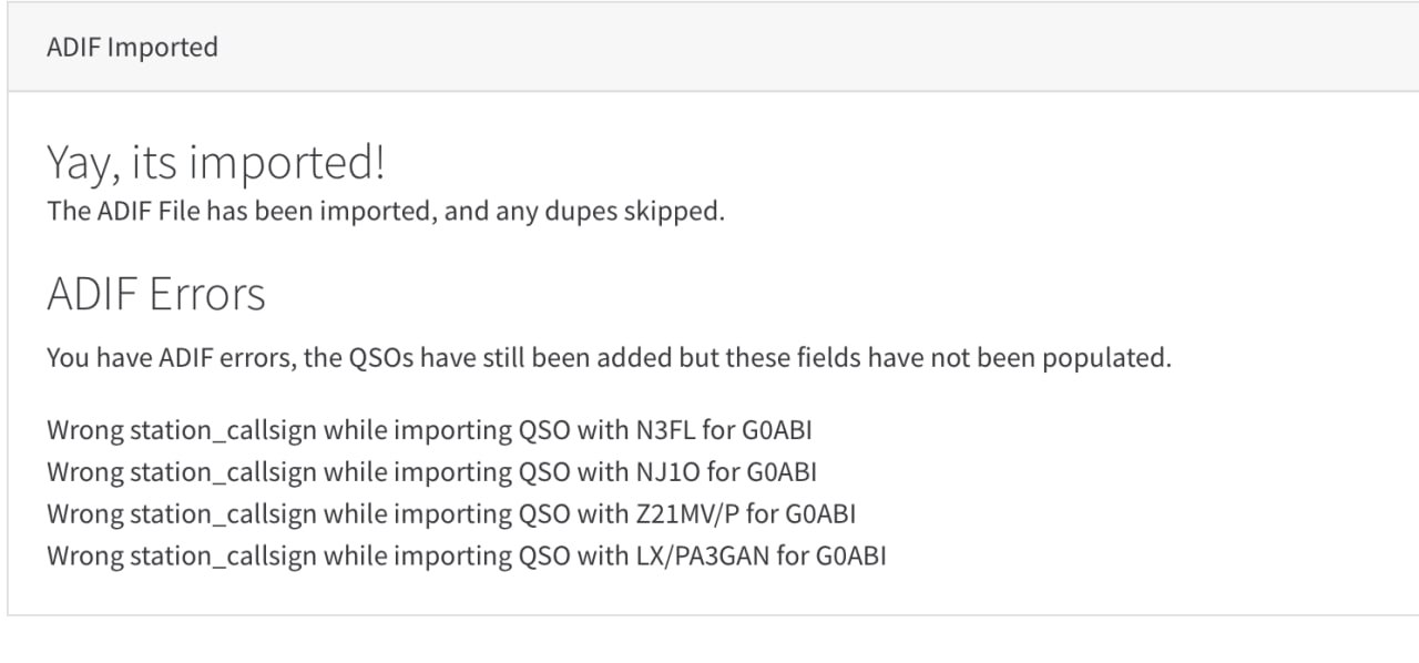 ADIF - If importing and station_callsign isn't provided check if OPERATOR is · Issue #2295 ...