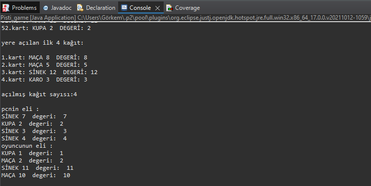GitHub - gorkemmt/Java-Ile-Bilgisayara-Karsi-Pisti-Oyunu