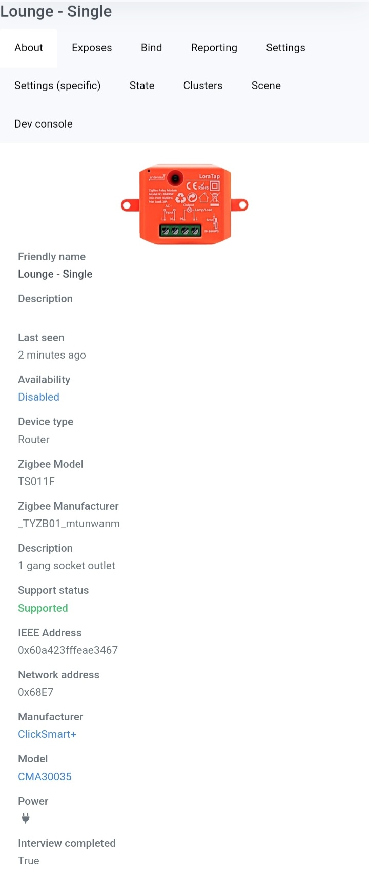 [Wrong device]: ClickSmart CMA30035 · Issue #18242 · Koenkk/zigbee2mqtt · GitHub
