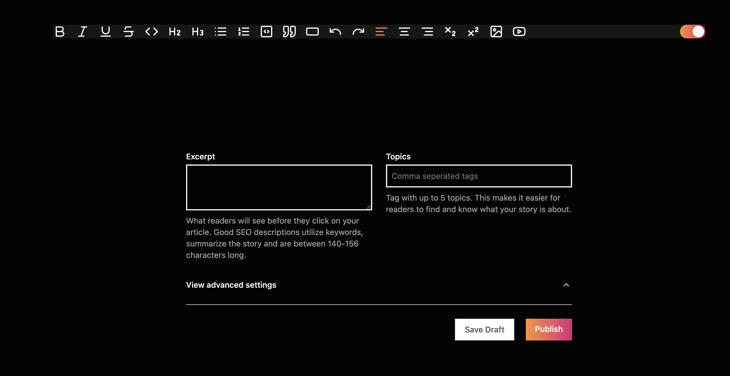 Editor: fixed menu should hide when clicking publish · Issue #505 · codu-code/codu · GitHub