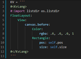Suggestion feature: Add kv language support within Python files · Issue ...