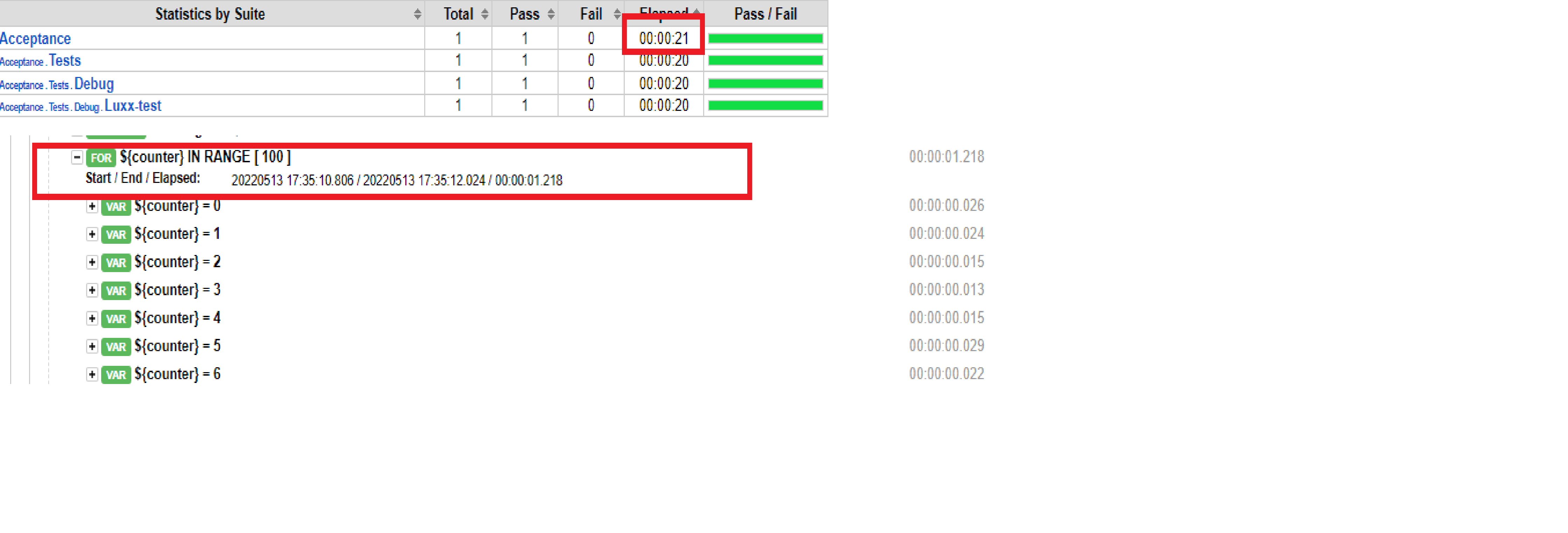 Delay in Execution for Robot Tests Increased Massively from v3.2.1 to ...