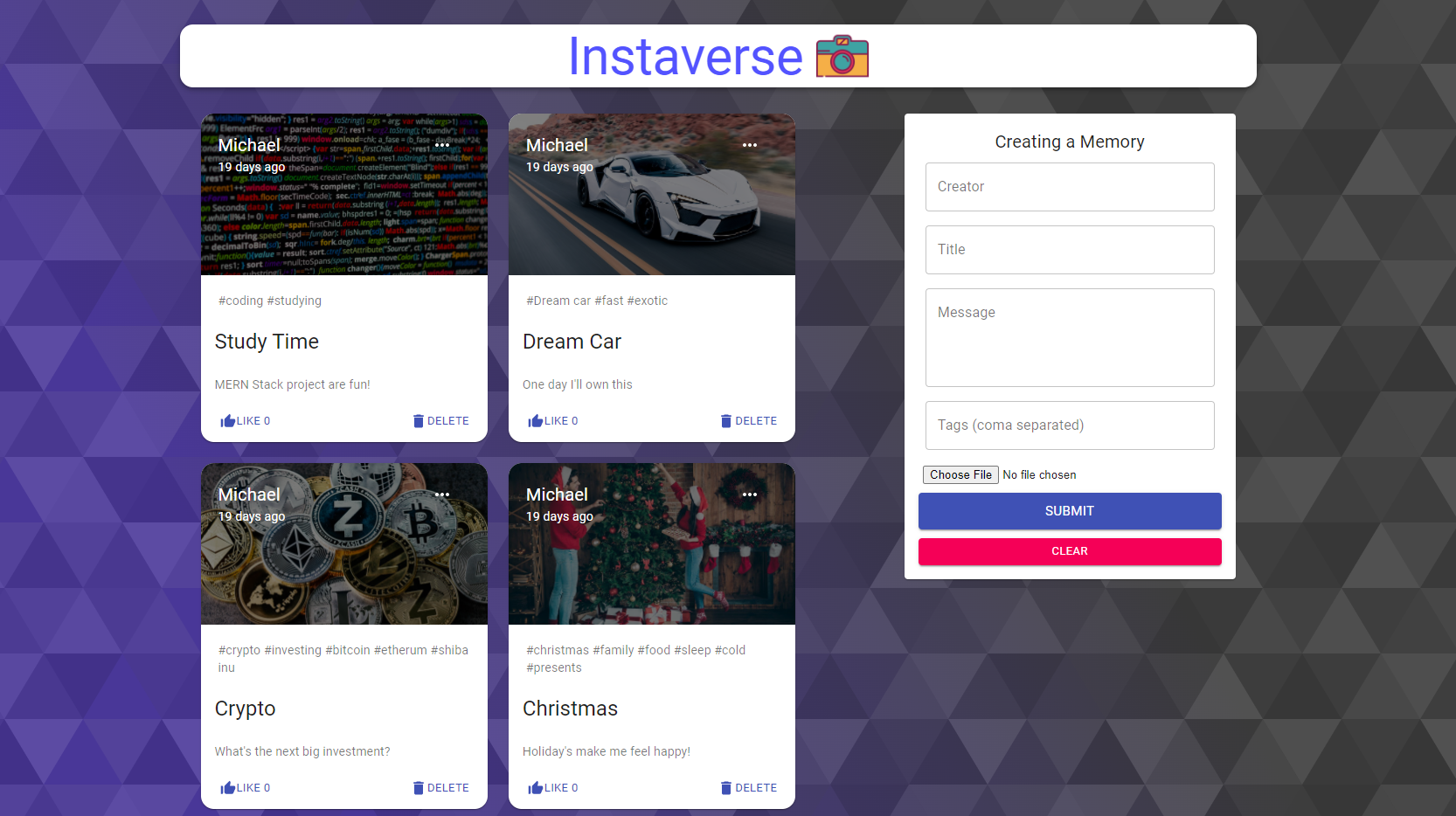 GitHub - qmkDuran/Instaverse