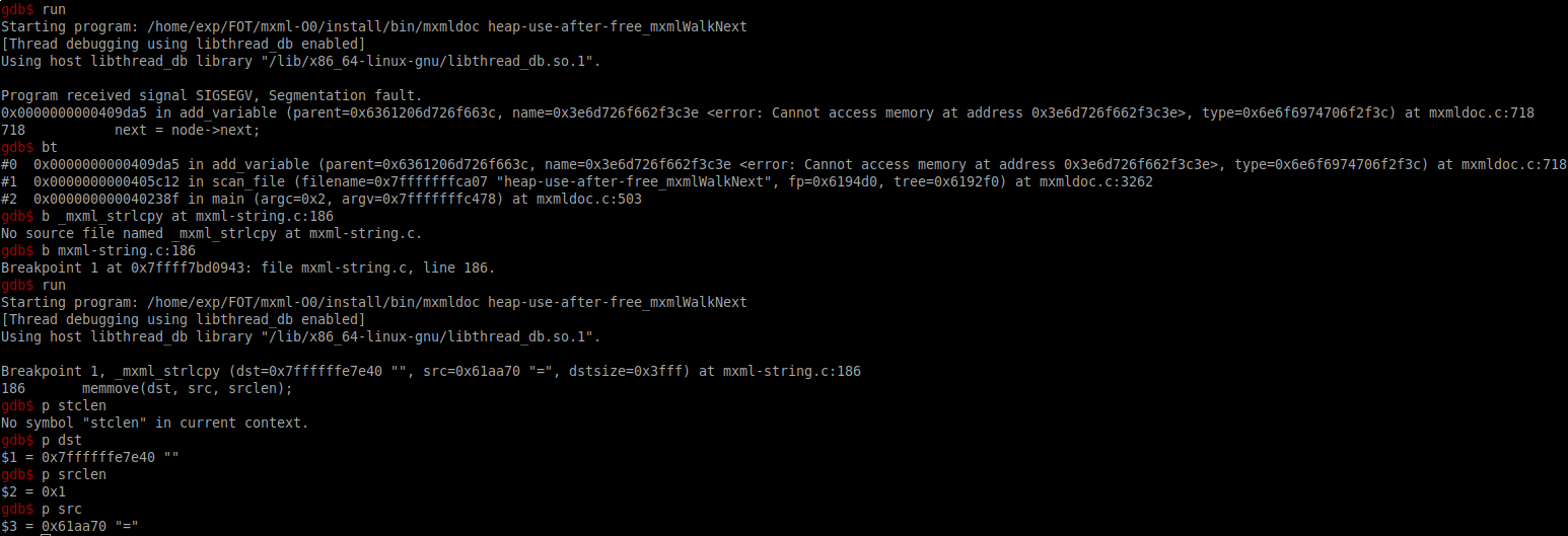 heap-use-after-free in Function mxmlWalkNext · Issue #234 · michaelrsweet/mxml · GitHub