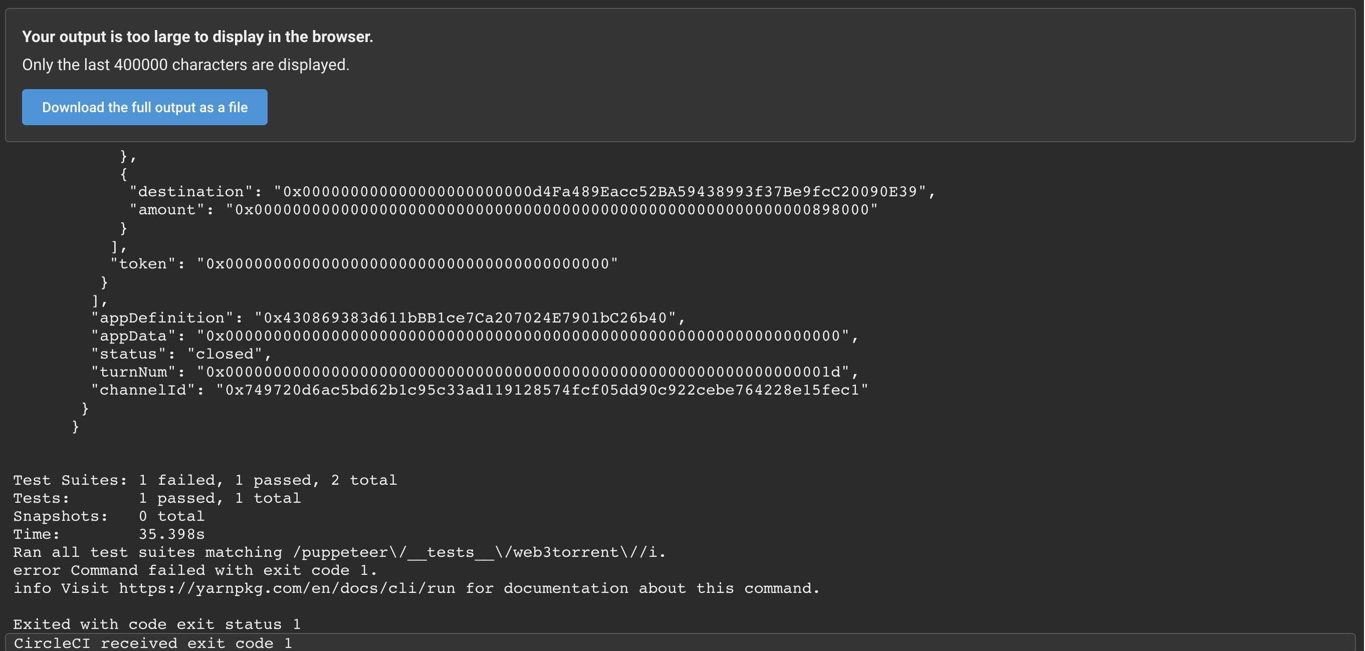 Improve logging · Issue #1459 · statechannels/statechannels · GitHub