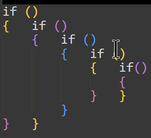 Bracket syntax coloring for multiple curlies · Issue #160997 · microsoft/vscode · GitHub
