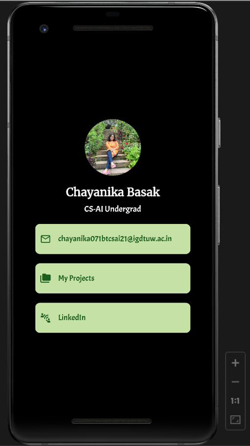 GitHub - Chayanika-Basak/PortFolioApp: GDSC Flutter Circle First Assignment