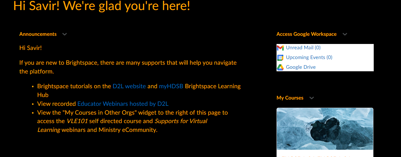 GitHub - savirsingh/d2l-brightspace-dark-theme: Making the worst LMS slightly bearable.