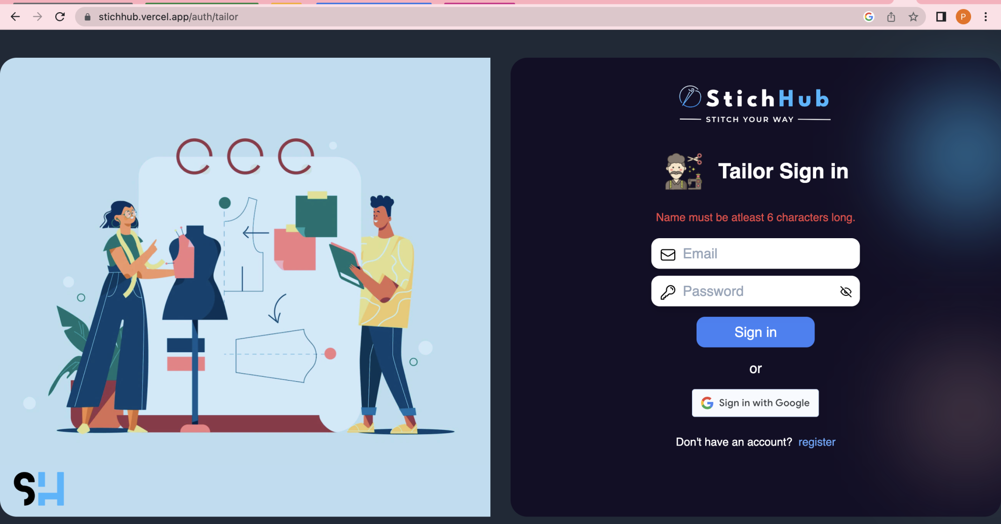 [STYLE CHANGE] Redesign Tailor Dashboard UI · Issue #222 · UBA-GCOEN/StichHub · GitHub