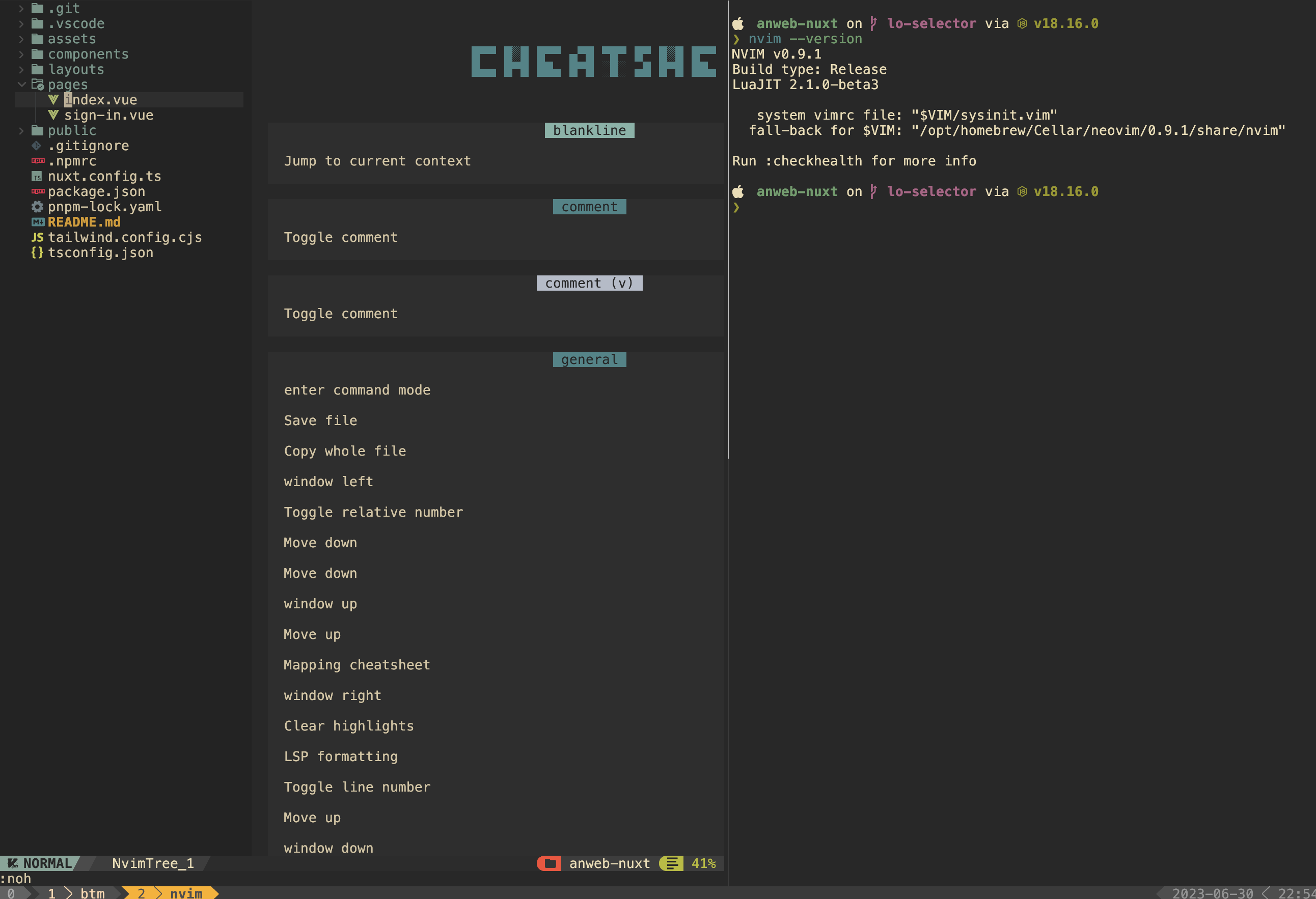 Error "not enough memory" when trying to open cheatsheet in a split pane in tmux · Issue #149 ...
