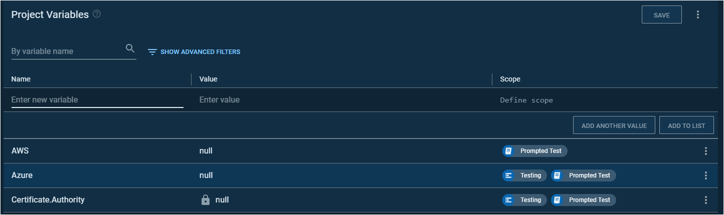 Account type variables scoped only to a Runbook process causes error in release deployments when ...