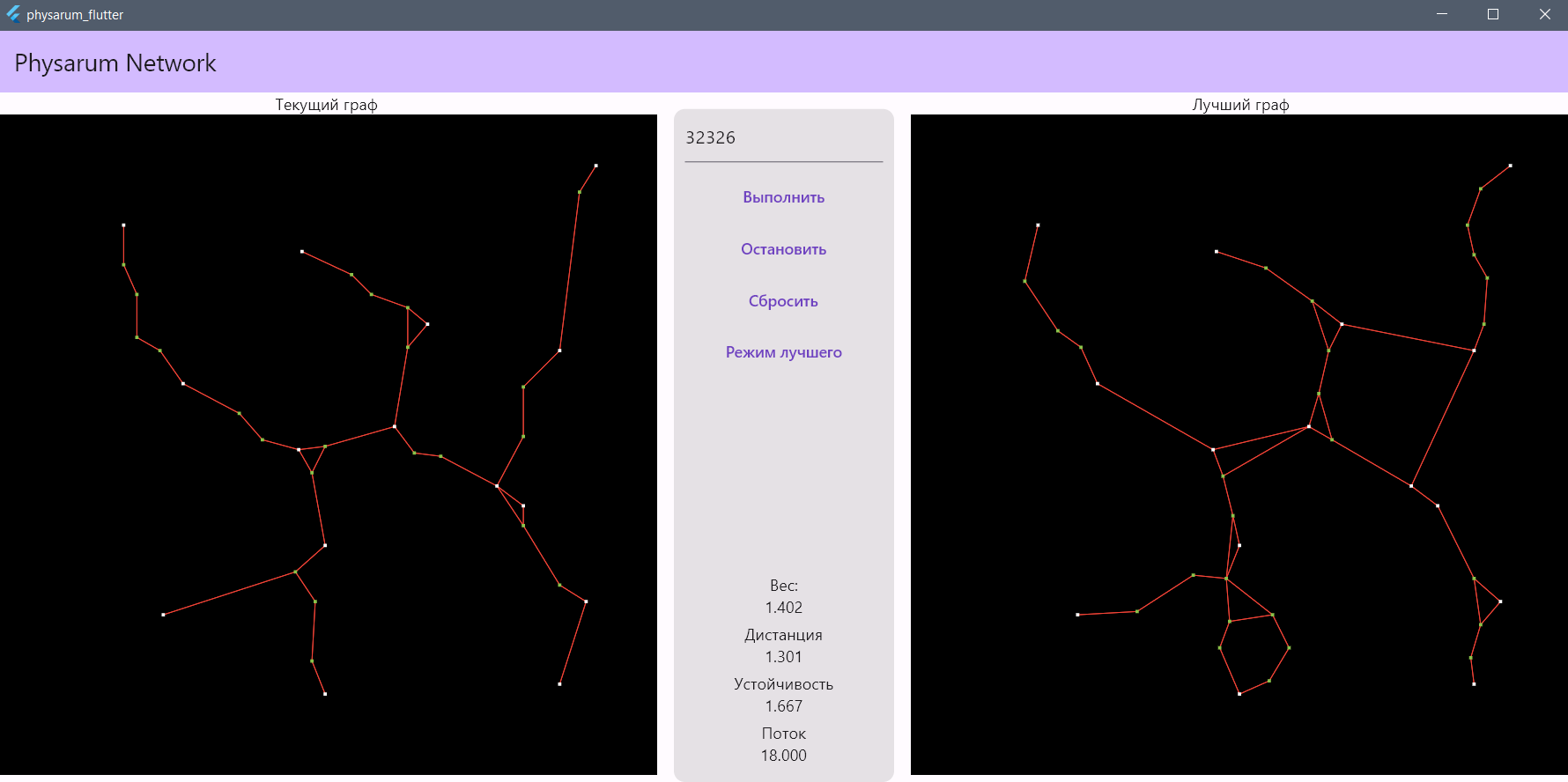 GitHub - iamgirya/Physarum-building-an-optimal-road-network: Приложение для построения ...