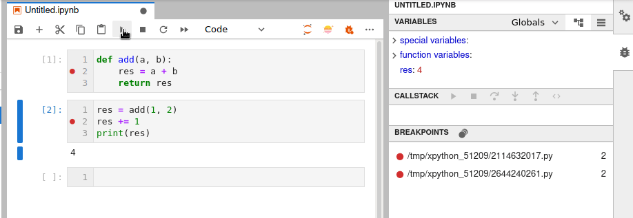Execution Does Not Stop On Breakpoints · Issue 11462 · Jupyterlabjupyterlab · Github 9074