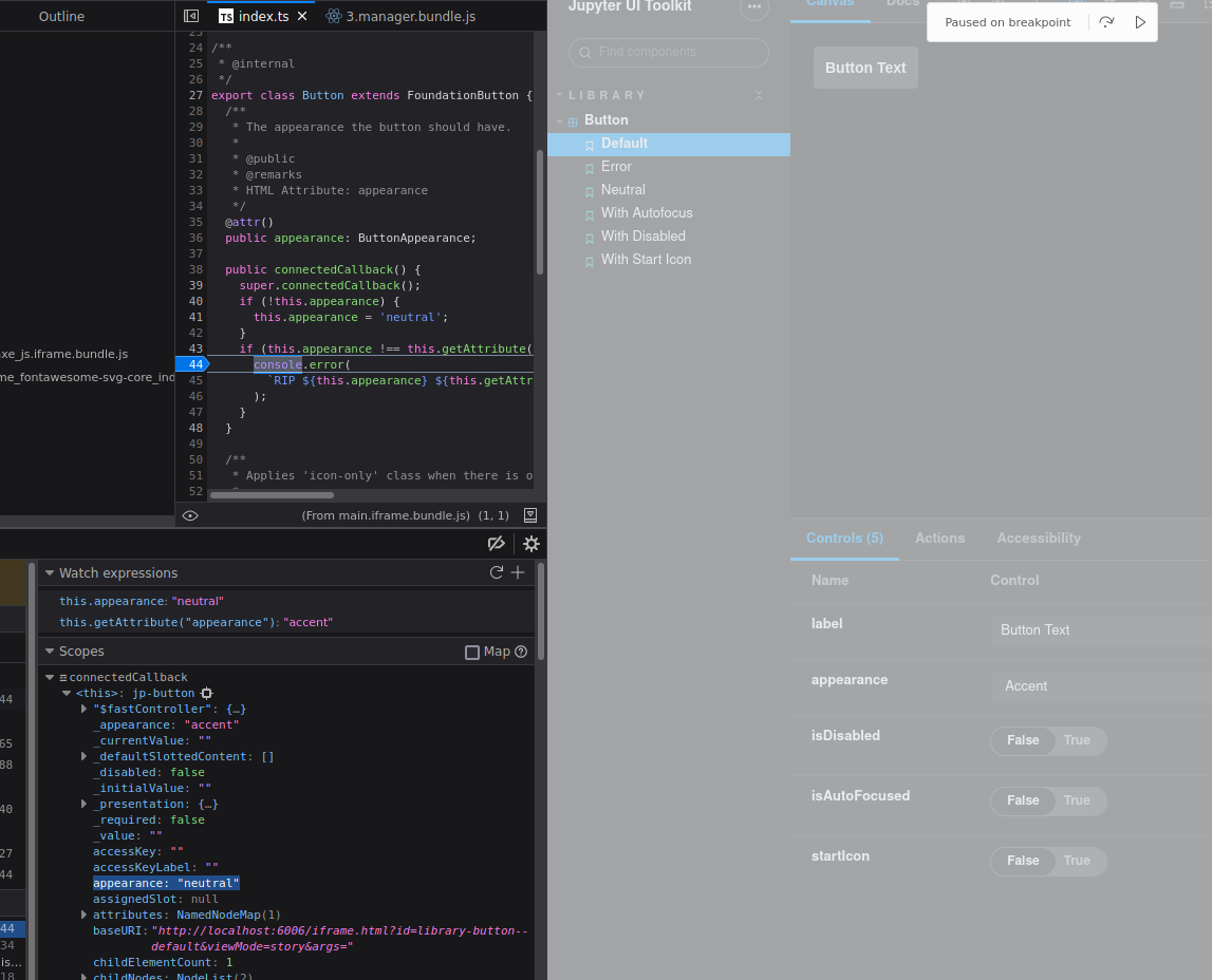 fix: Attribute observable (through getter/setter) is shadowed by a direct instance attribute ...