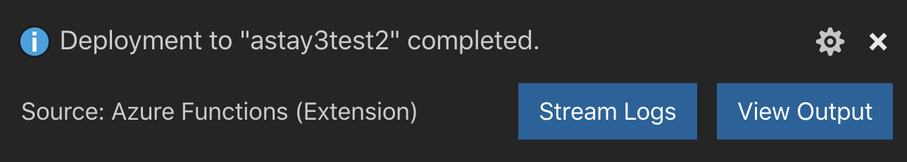 Surface progress b/w app creation and deployment · Issue #1060 · microsoft/vscode-azurefunctions ...